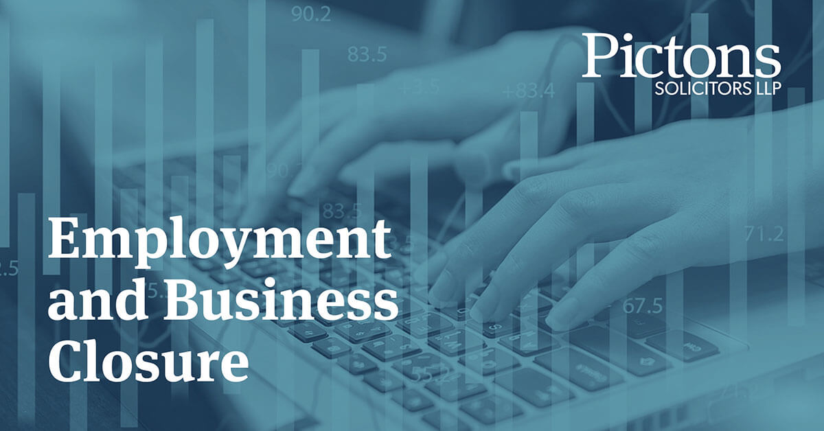 Employment considerations when closing your business | Pictons
