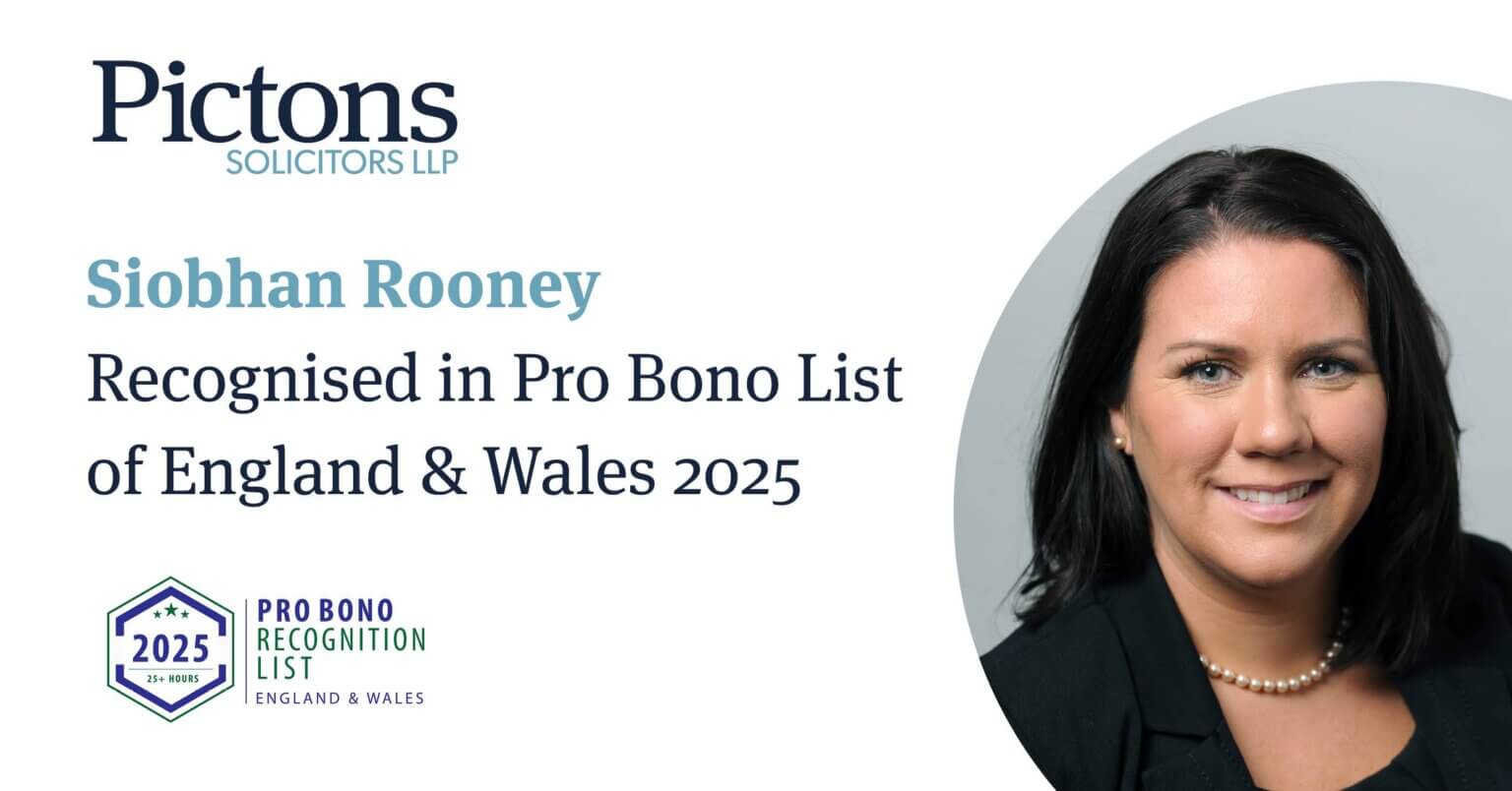 Siobhan Rooney Recognised in Pro Bono List of England & Wales 2025 ...